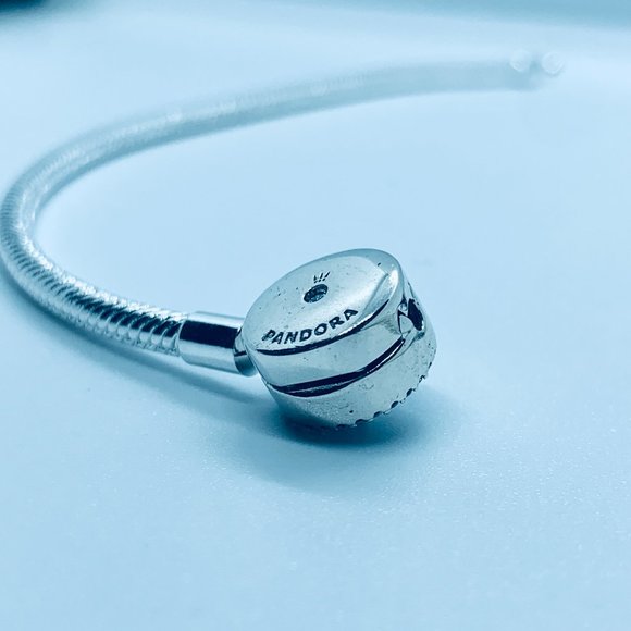 Pandora | Jewelry | Pandora Moments Halo Snake Chain Bracelet 59038c0 ...